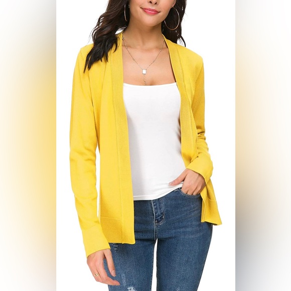 EXCHIC | Sweaters | Nwt Exchic Womens Knit Open Front Cardigan Sweater ...